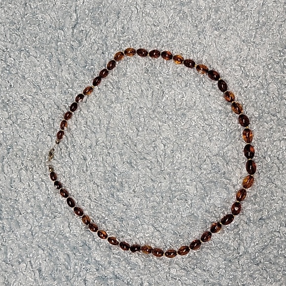 Jewelry | Vintage Brown Bead Necklace | Poshmark